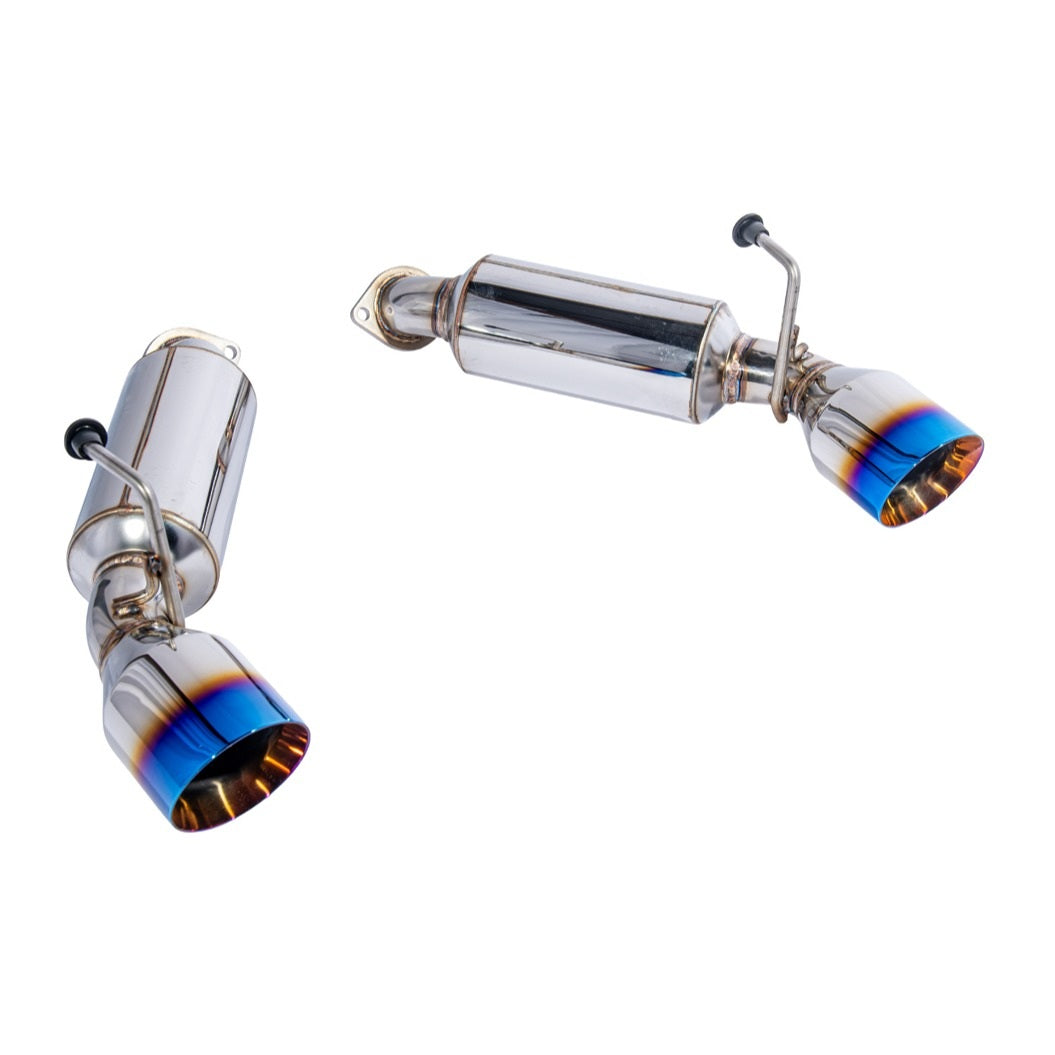 2009-2021 Nissan 370Z Muffler Axle Back Burnt Tips Exhaust – EOS Exhaust